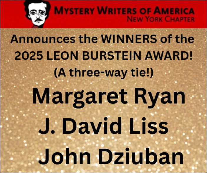 2025 Leon Burstein Award Winners: 3-Way Tie! - Mystery Writers of ...